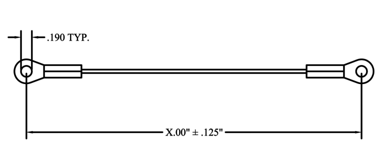 Eye/Eye Stainless Steel Cable Lanyard for Sale | MCT Cable